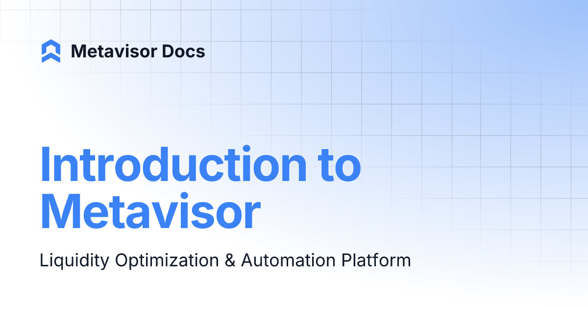 Introduction to Metavisor | Metavisor Docs